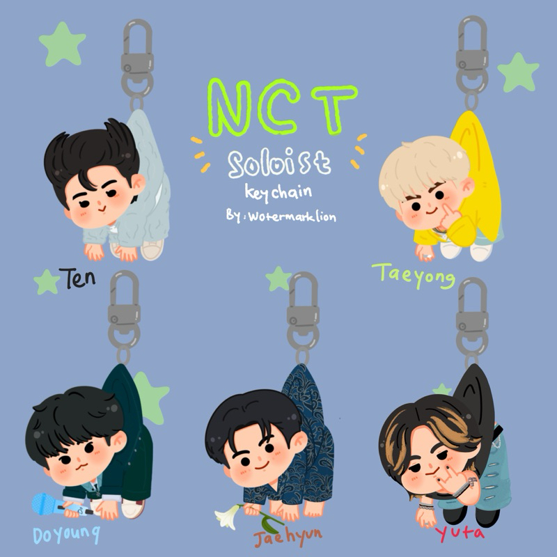 Nct Solo (แทยอง, เท็น, โดยอง, เจฮยอน, ยูตะ) พวงกุญแจ | Shopee Thailand