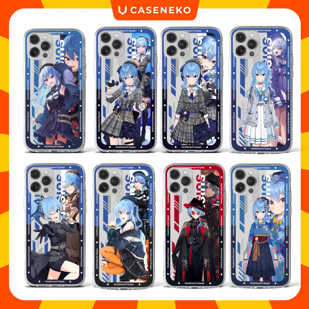Custom Casing Hoshimachi Suisei Hololive Japan JP Phone Case V2 ...