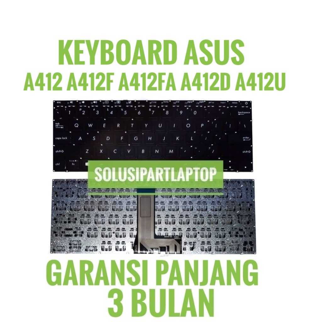 ASUS VIVOBOOK คีย์บอร์ด 14 A412 A412D A412F A412U - ไฟแบ็คไลท์สีเงิน ...
