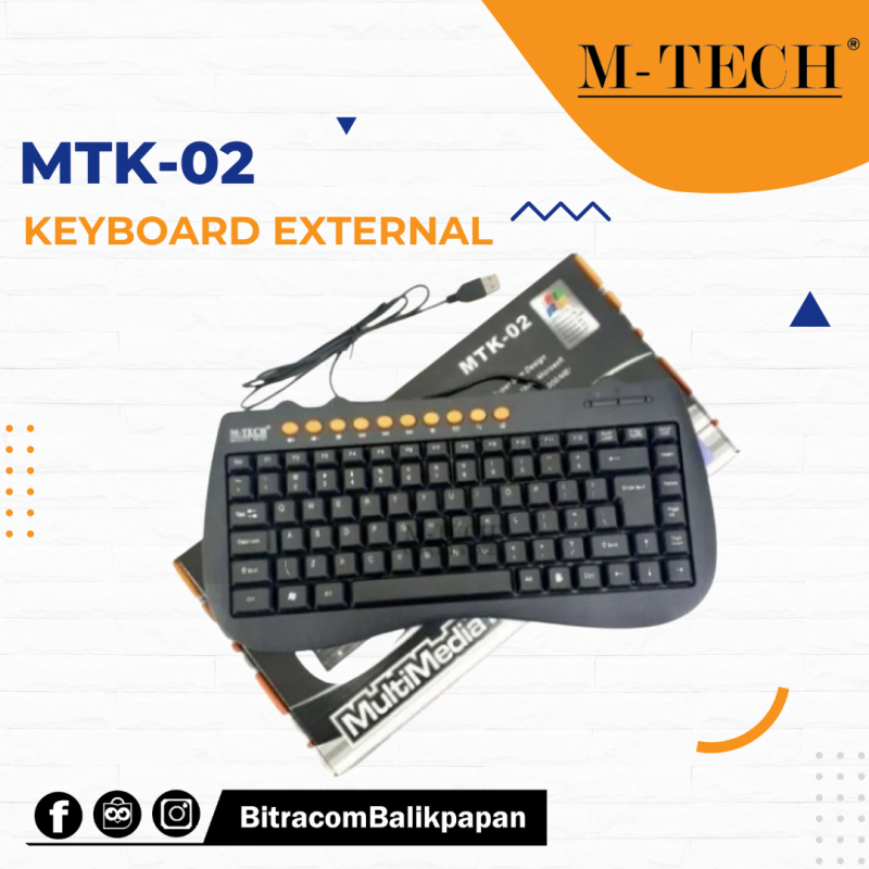 M-tech MTK-02 คีย์บอร์ดภายนอกคีย์บอร์ดภายนอก | Shopee Thailand