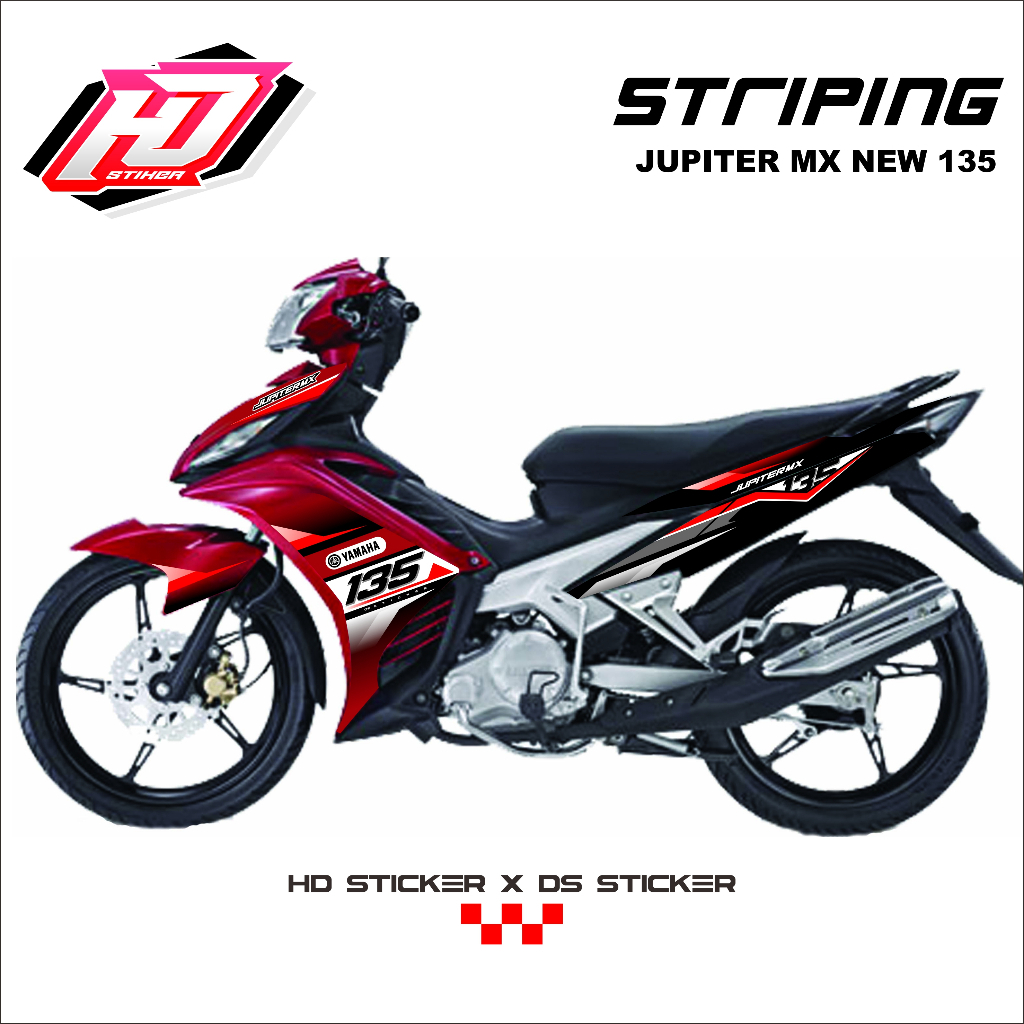 Striping Sticker Jupiter Mx New Mx 135 5 Speed - สติ๊กเกอร์ Lis ...