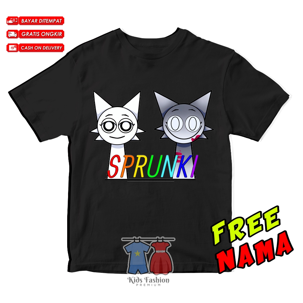 Sprunki Incredibox เสื้อผ้าเด็ก เสื้อยืด Venda & Wanda รุ่น Horror ชื่อ ...