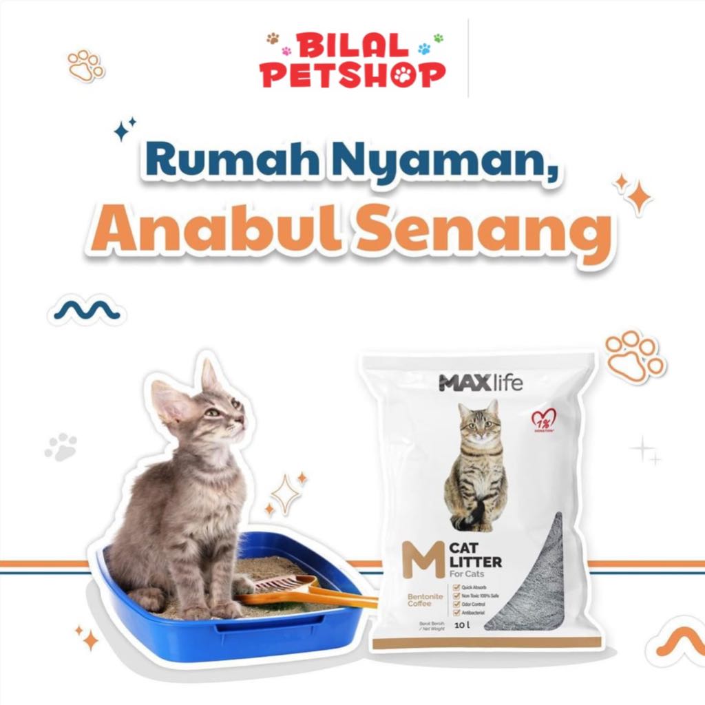 Maxlife MAXlife Coffee Lavender Scented Premium Cat Sand 5 ลิตร 5L ...