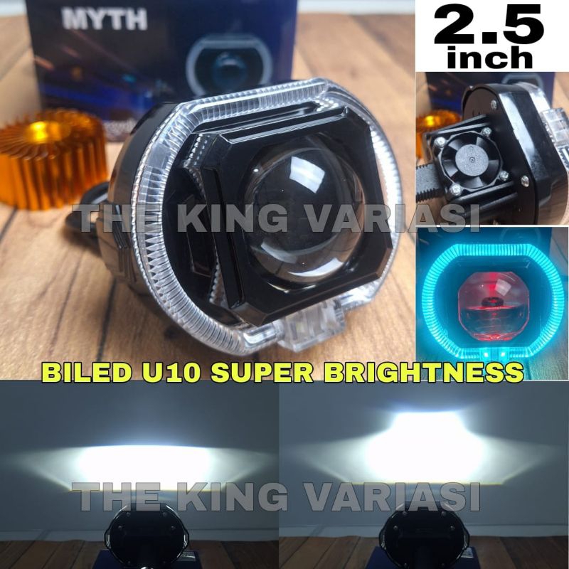 Putih CAHAYA DEVIL MATRIX BILED MAIN LAMP PLUS SUPER BRIGHT ไฟสีขาว LED ...