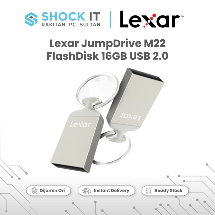 Lexar Flashdisk JumpDrive M22 16GB โลหะ USB 2.0 | Shopee Thailand