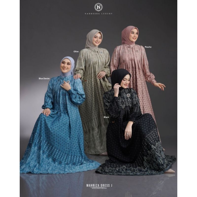 ใหม่ ใหม่ ใหม่ ใหม่ Mahriza DRESS J ต้นฉบับ Nadheera Luxury | Shopee ...