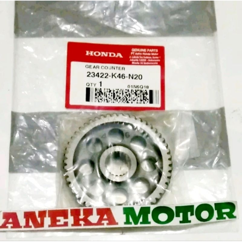 Gear Counter 51T Honda Beat eSP K25G Beat Sporty eSP K81 Vario 110 Fi ...
