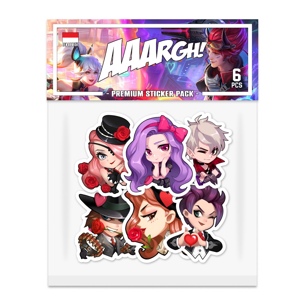 Battle Emote MLBB Sticker Pack Sticker vol. 4 (ฉบับวาเลนไทน์) | Shopee ...