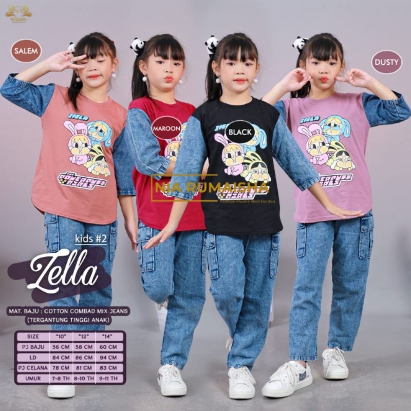 ชุดสูทเด็ก Zella Kids One Set สินค้าต้นฉบับ By Nia Rumaisha | Shopee Thailand