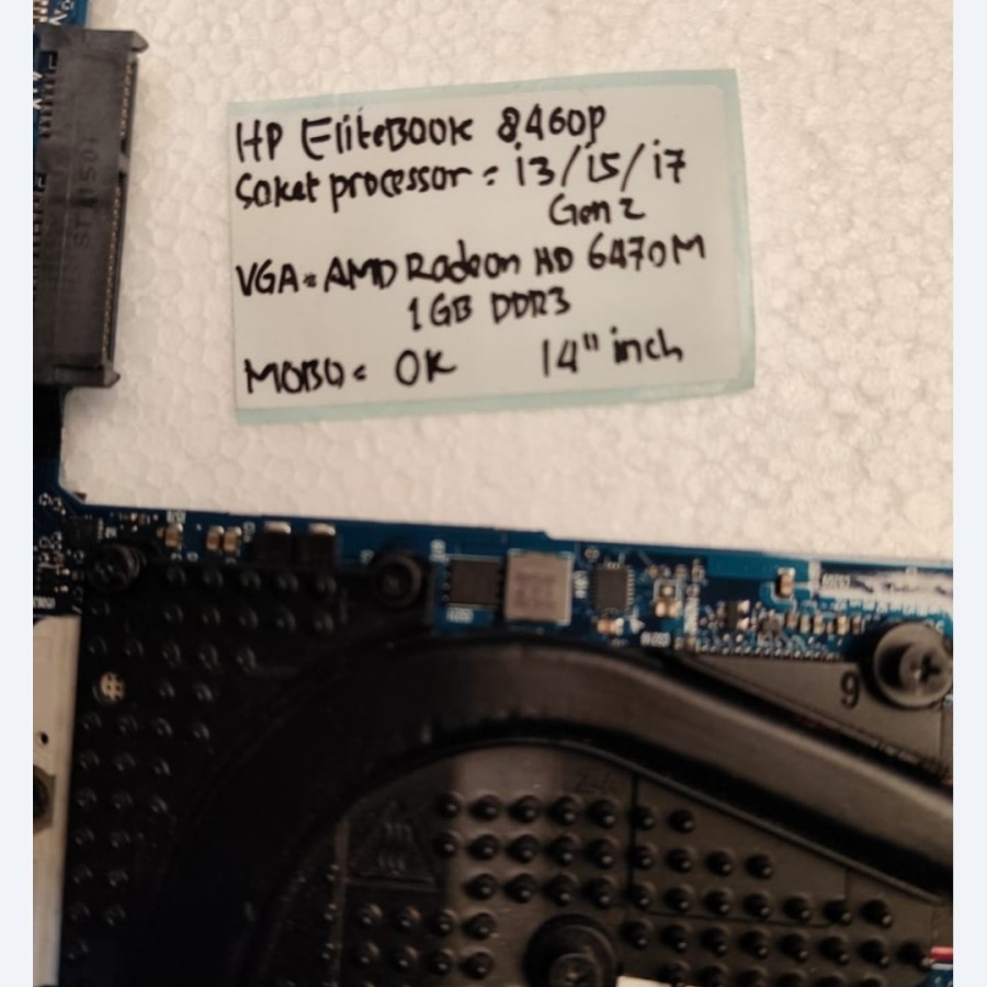 เมนบอร์ดแล็ปท็อป HP ELITEBOOK 8460P 14" AMD RADEON HD 6470M 1GB DDR3 ...