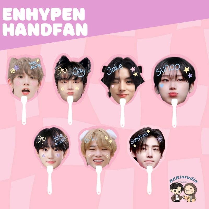 พัดลมมือถือ KPOP ENHYPEN HAND FAN | Shopee Thailand