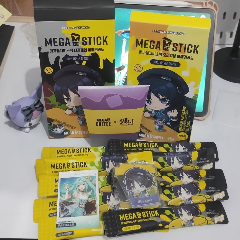 [OFFICIAL] Ready Merch Mega Coffee Cafe MGC x Genshin Impact Wanderer ...