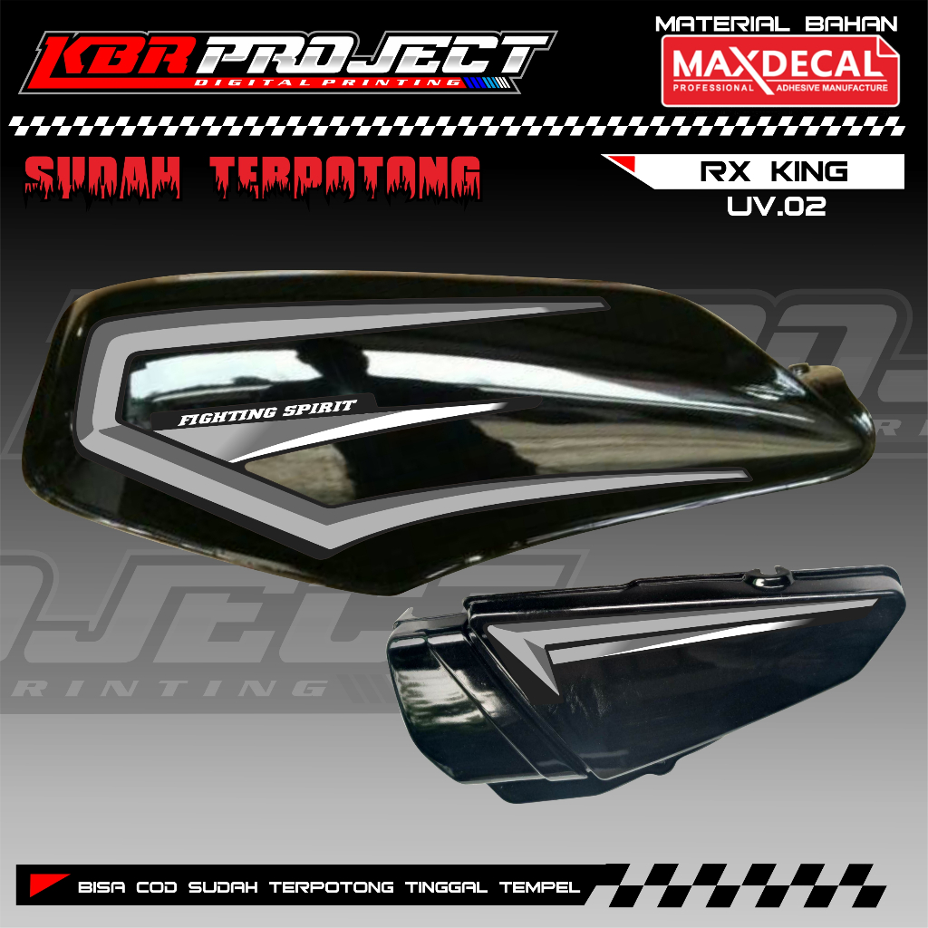 Rx KING MOTORCYCLE STICKER - YAMAHA RX KING 02 PREMIUM TRANSPARENT ...