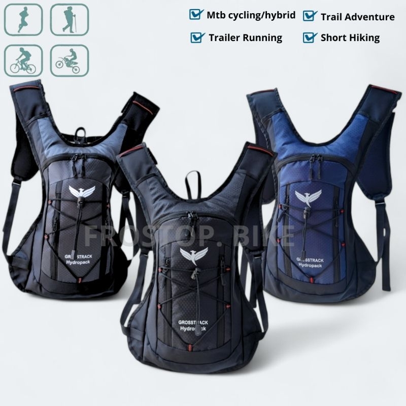 Crosstrack Hydropack 10 ลิตรกระเป๋าเป้สะพายหลังทางจักรยาน | Shopee Thailand