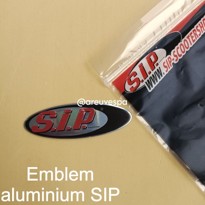 SIP Logo Aluminium Emblem (ORIGINAL) | Shopee Thailand