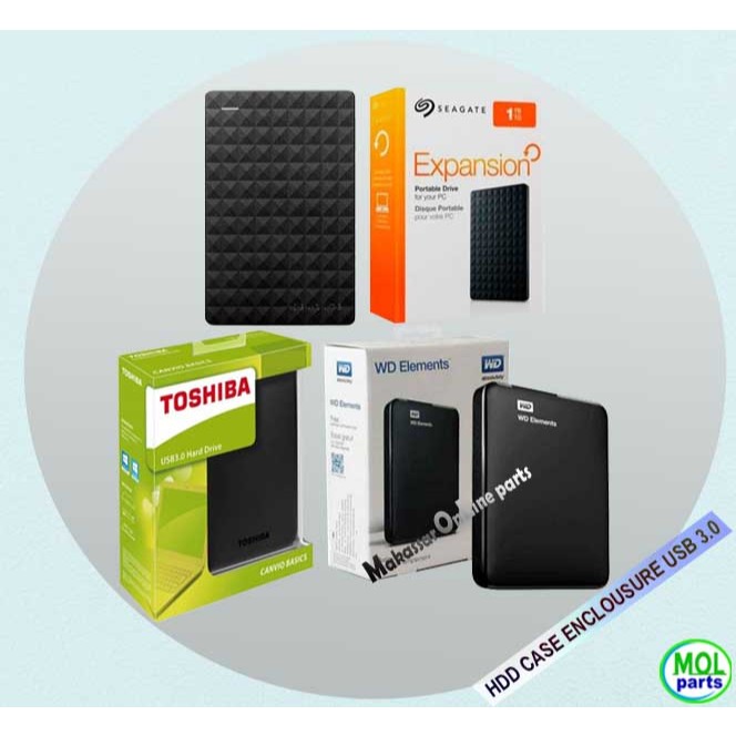 Hard Disk Casing Case External HDD SSD Enclosure Case 2.5 USB 3.0 ...