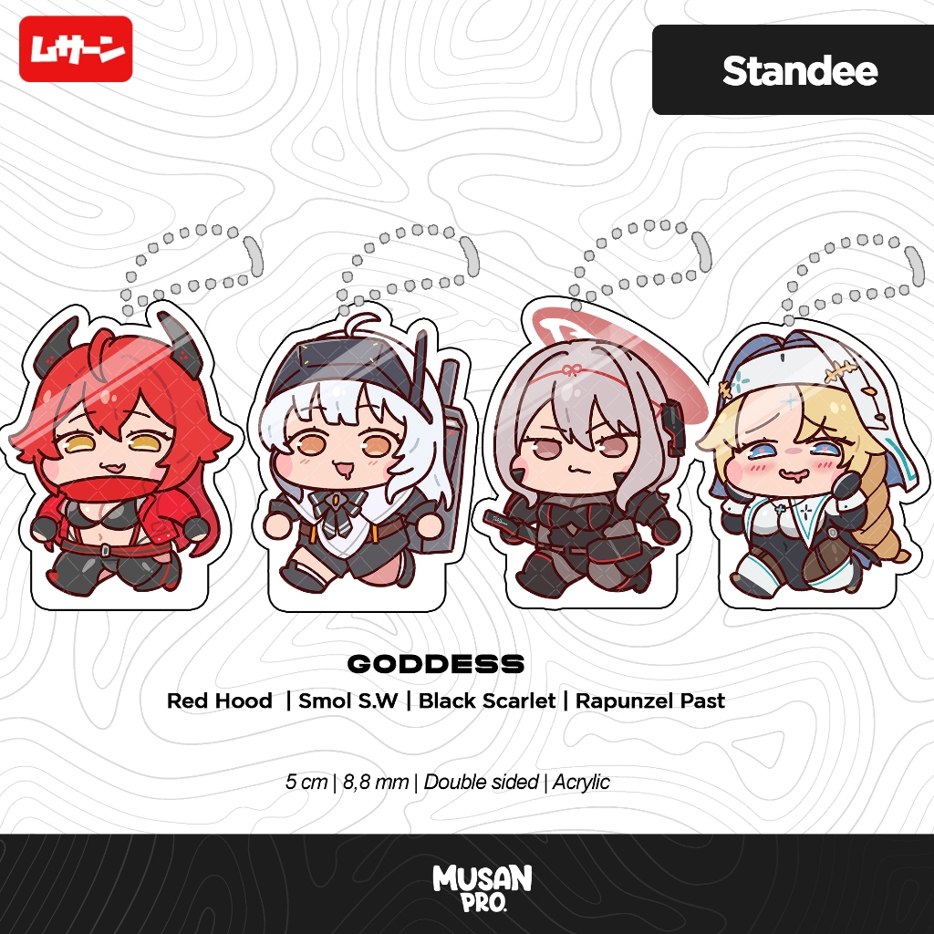 Nikke GODDESS Stande - Red Hood - Snowwhite - Scarlet - Rapunzel ...