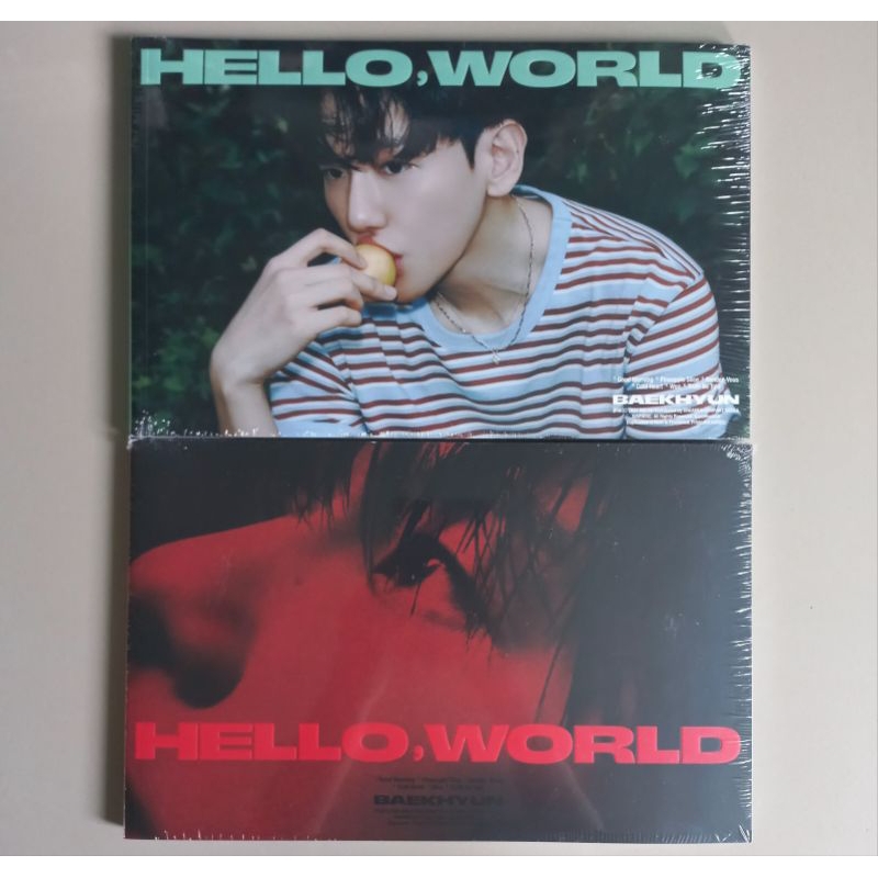 อัลบั้มเวอร์ชั่น Baekhyun Hello World Photobook | Shopee Thailand