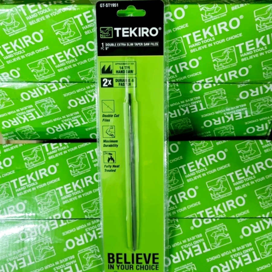 Tekiro TAPER SLIM FILES TRIANGLE FILES UK 3" & 4" TEKIRO SAWS SLIM ...