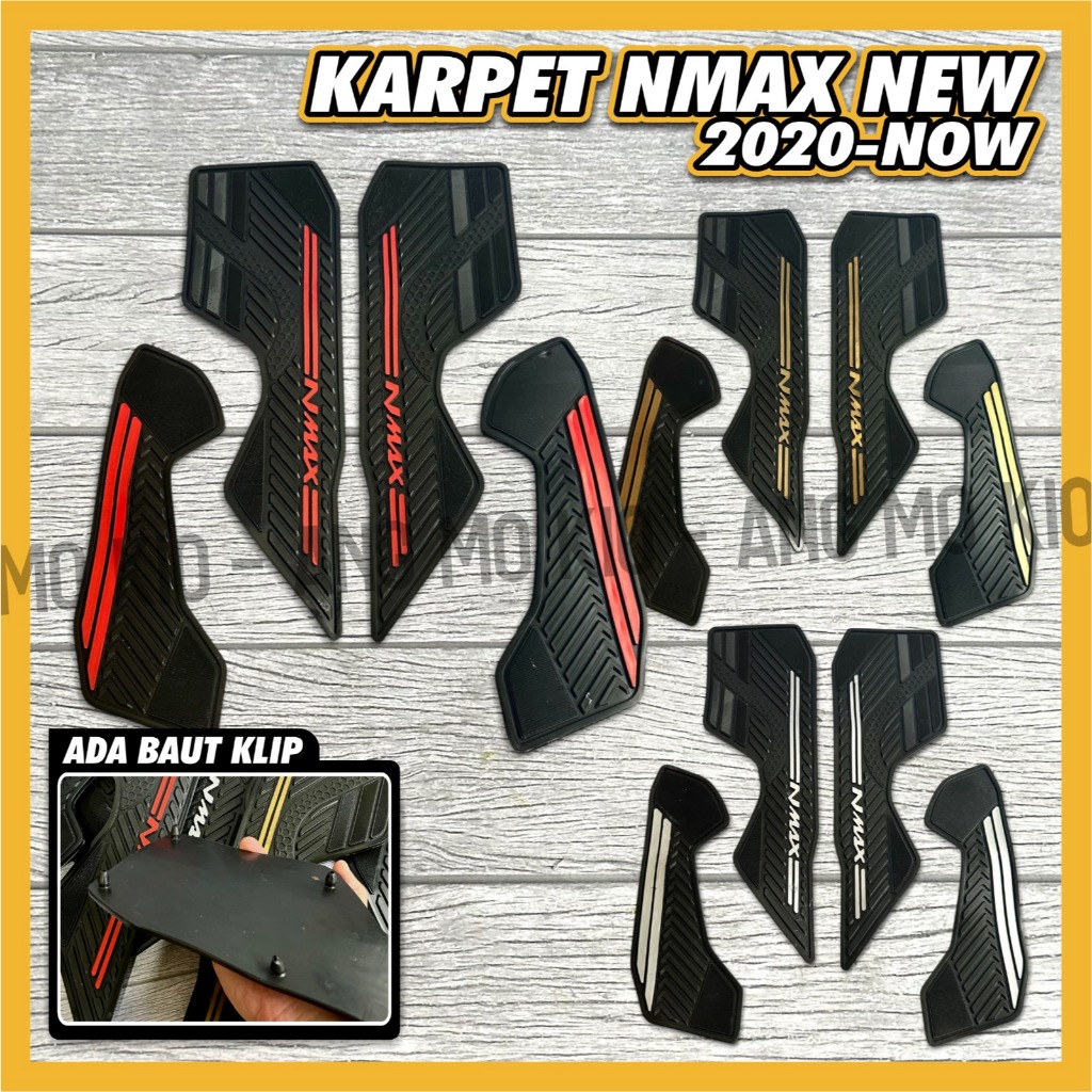 Nmax พรมรถจักรยานยนต์ใหม่ 2021 ถึง 2024 Nmax พักเท้ารถจักรยานยนต์ Nmax ...