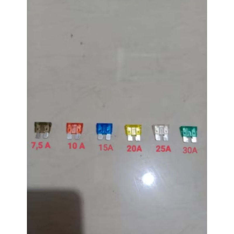 ขนาดใหญ่ DX FUSE 7,5A, 10A, 15A, 20A, 25A, 30A LARGE PLUG FUSE | Shopee ...