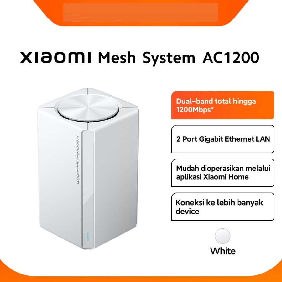 Xiaomi Mesh System AC1200 | ดูอัลแบนด์ 2,4 GHz และ 5 GHz 1200 Mbps GUARANTE อย่างเป็นทางการ - 1 ...