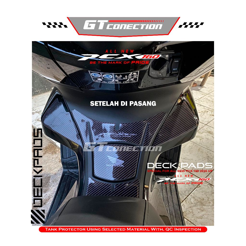 ถัง PAD ALL NEW HONDA PCX 160 2025 ROADSYNC / DECK PAD PCX 160 / PCX ...
