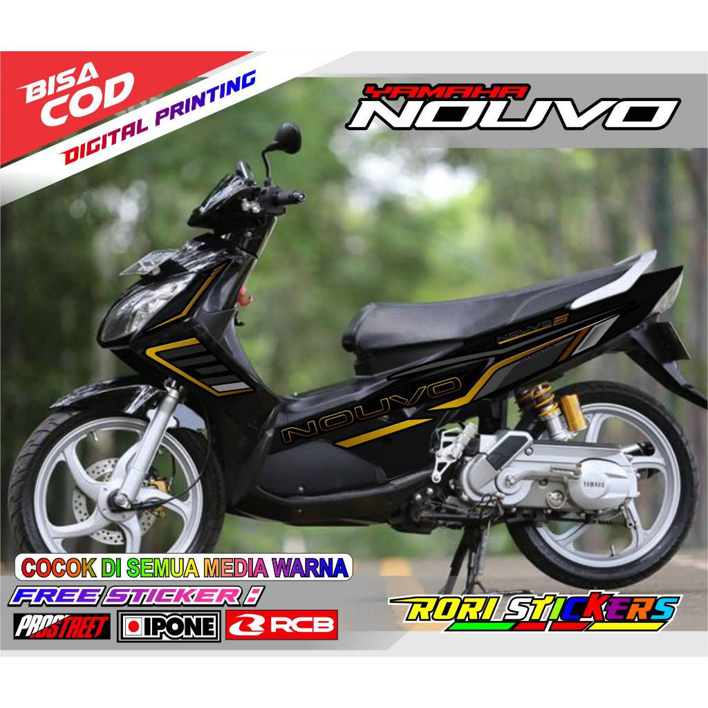 YAMAHA NOUVO VARIATION STRIPING / สติ๊กเกอร์ LIST YAMAHA NOUVO ...