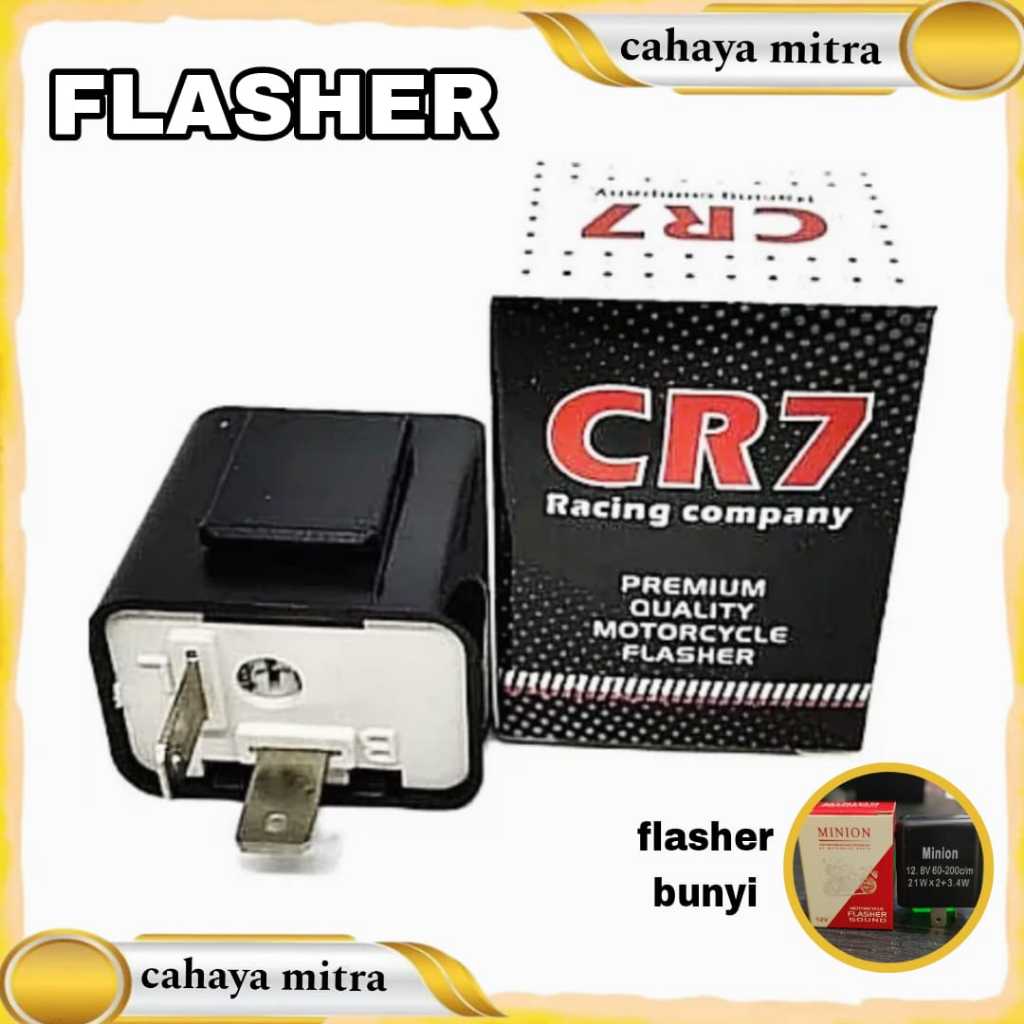 CR7 FLASHER//LED SEIN FLASHER//HZARD FLASHER/PREMIUM QUALITY HORN FLASHER SOUND FLASHER | Shopee ...