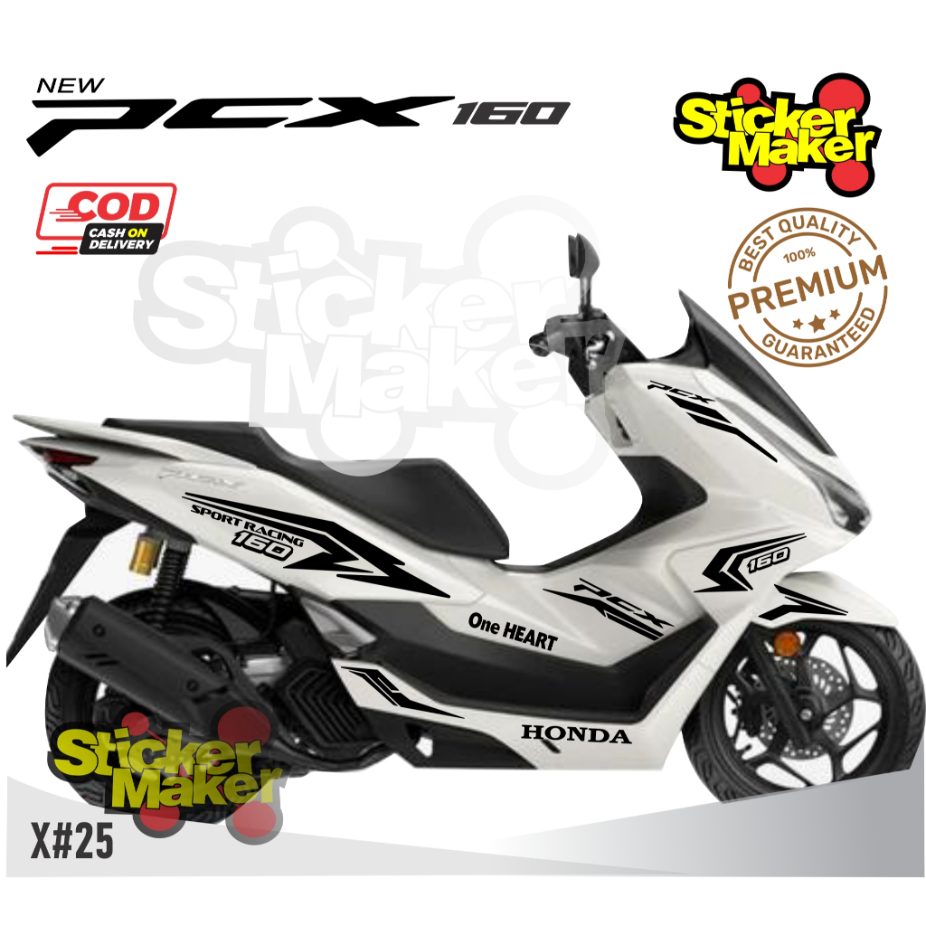 Cutting STICKER - pcx 160 ใหม่ 2025 STICKER (pcx 2025 CUTTING STICKER ...