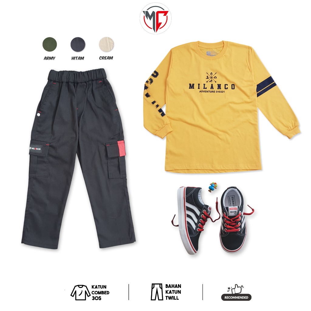 MAXIMO.CO Childrens Adventure Yellow Distro Clothes and Long Cargo ...