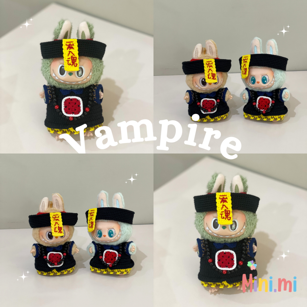 ผ้าแวมไพร์ฟักทอง | เสื้อ Labubu Vampire | เครื่องแต่งกาย Labubu v1 v2 ...