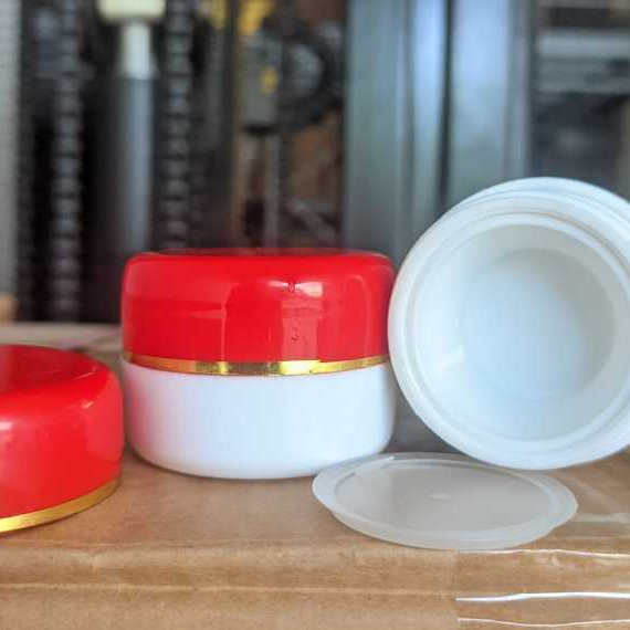 Merah PUTIH {MINIMUM Order 10 ชิ้น} Red and White PP Pot List Gold 10gr ...