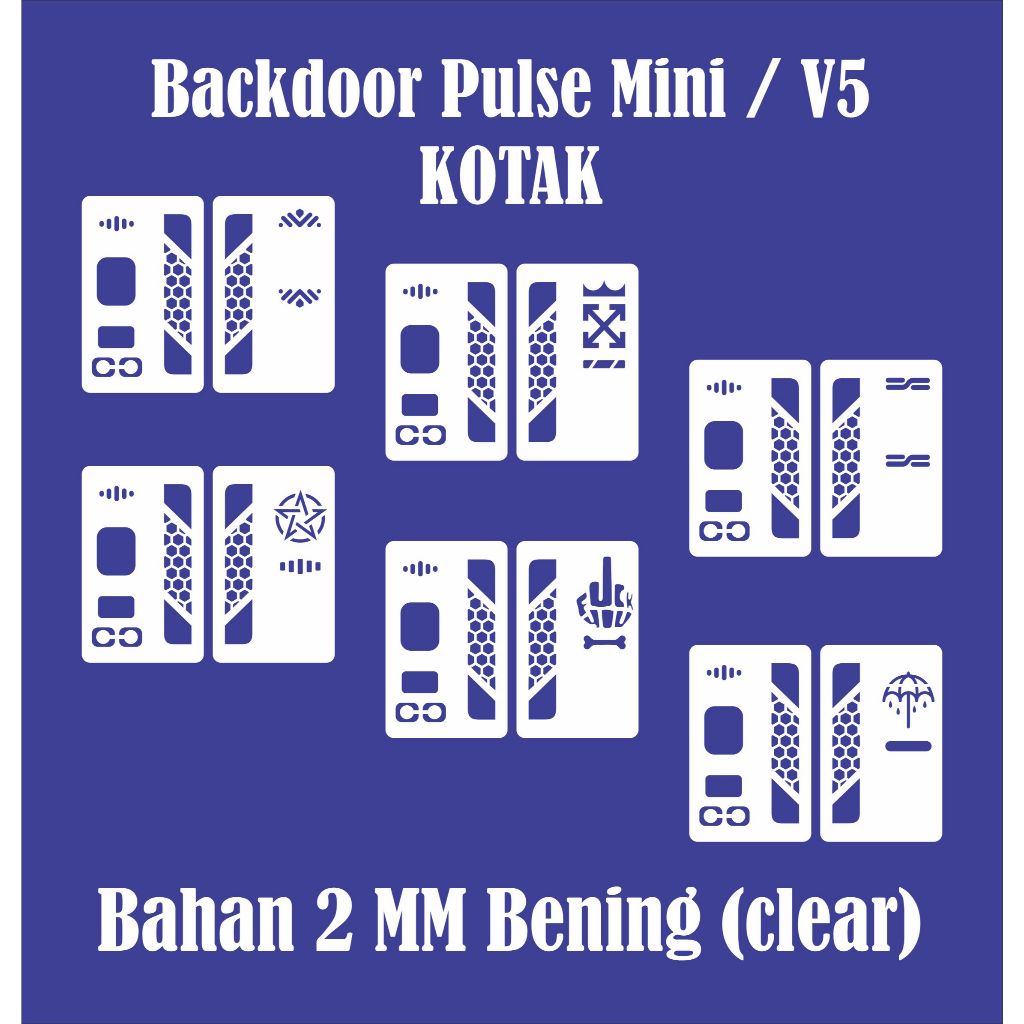 Bacdoor PULS3 MINI, PROKIT / V1,V2,V5 RJK BOX PANEL CASE | Shopee Thailand