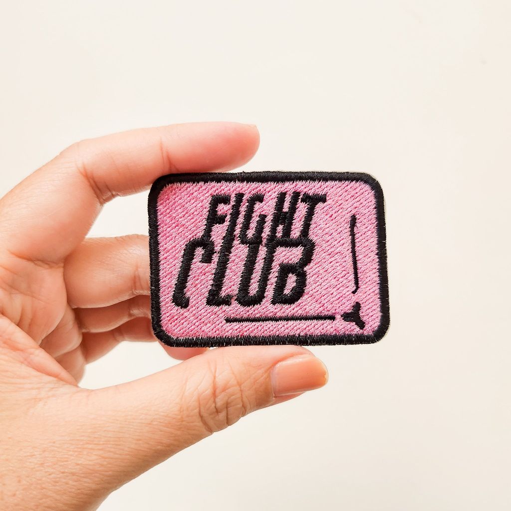 ภาพยนตร์ EMBROIDERED PATCHES / BADGE EMBROIDERY -FIGHT CLUB- / AMERICAN ...