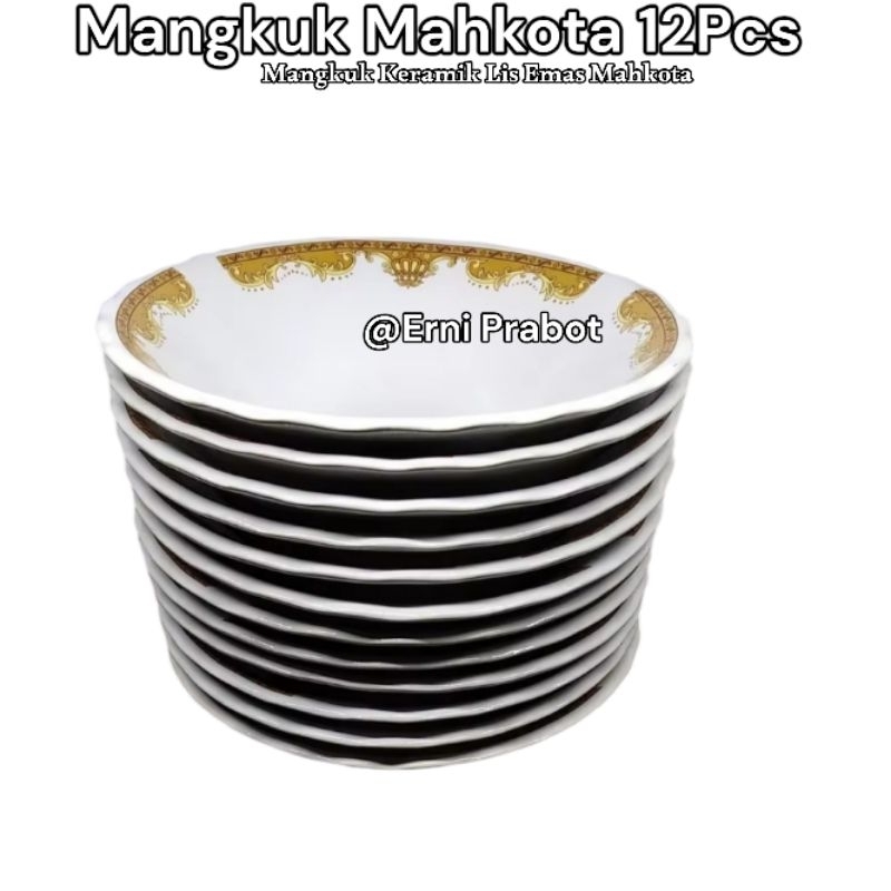 12PCS OFF SET CROWN BOWLS / SUPER THICK BOWMETBALL BOWLS / BOWLS / ชาม ...