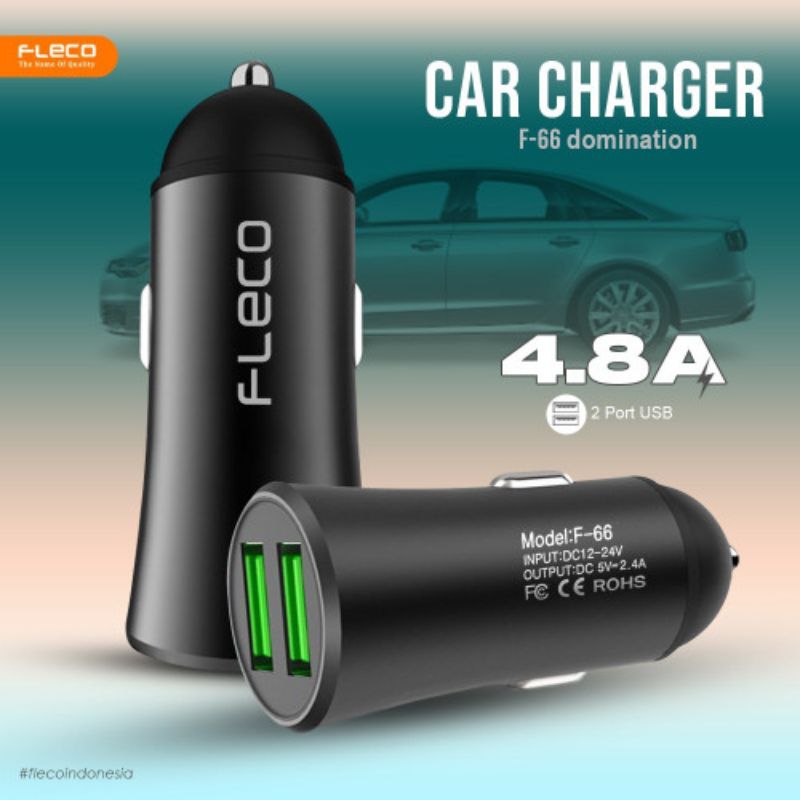 ค้างคาวก SAVER FLECO F-66 | ที่ชาร์จแบตในรถ | Saver Saver | | Shopee ...