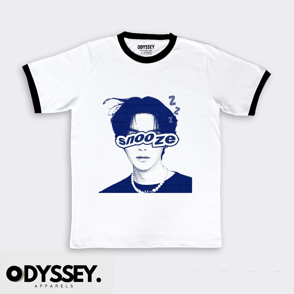 Snooze Suga BTS AKA Agust D Ringer Tee Sreties เสื้อยืด | Shopee Thailand