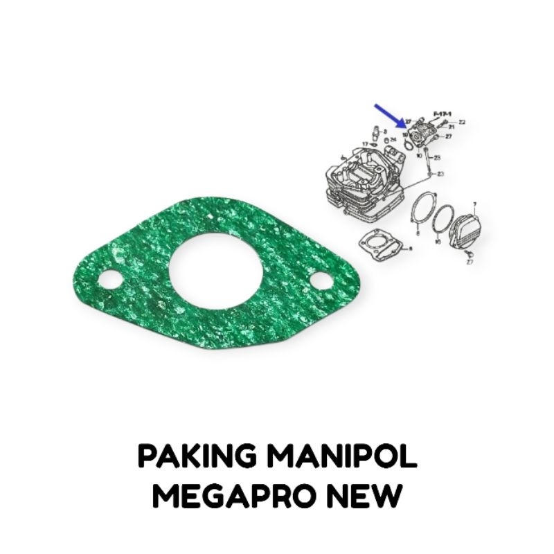 Megapro ใหม่ Primus Manipol ปะเก็น - บรรจุปะเก็นกระดาษ Perpak ฉนวนไอดี ...