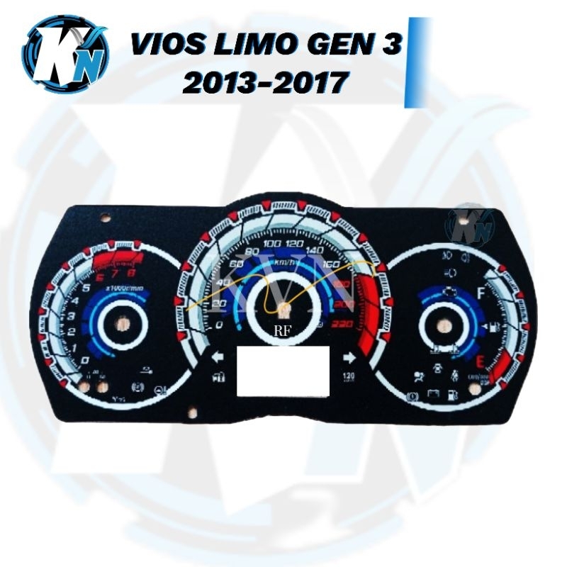 2013-2017 Toyota Vios Limo gen 3 Speedometer Variation แผงบอร์ด ...