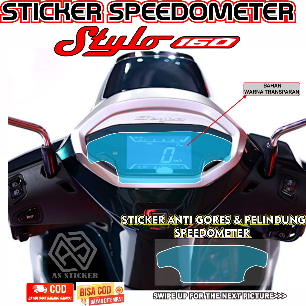 Honda STYLO ANTI-SCRATCH SPEEDOMETER สติ๊กเกอร์ STYLO SPIDO METER ...