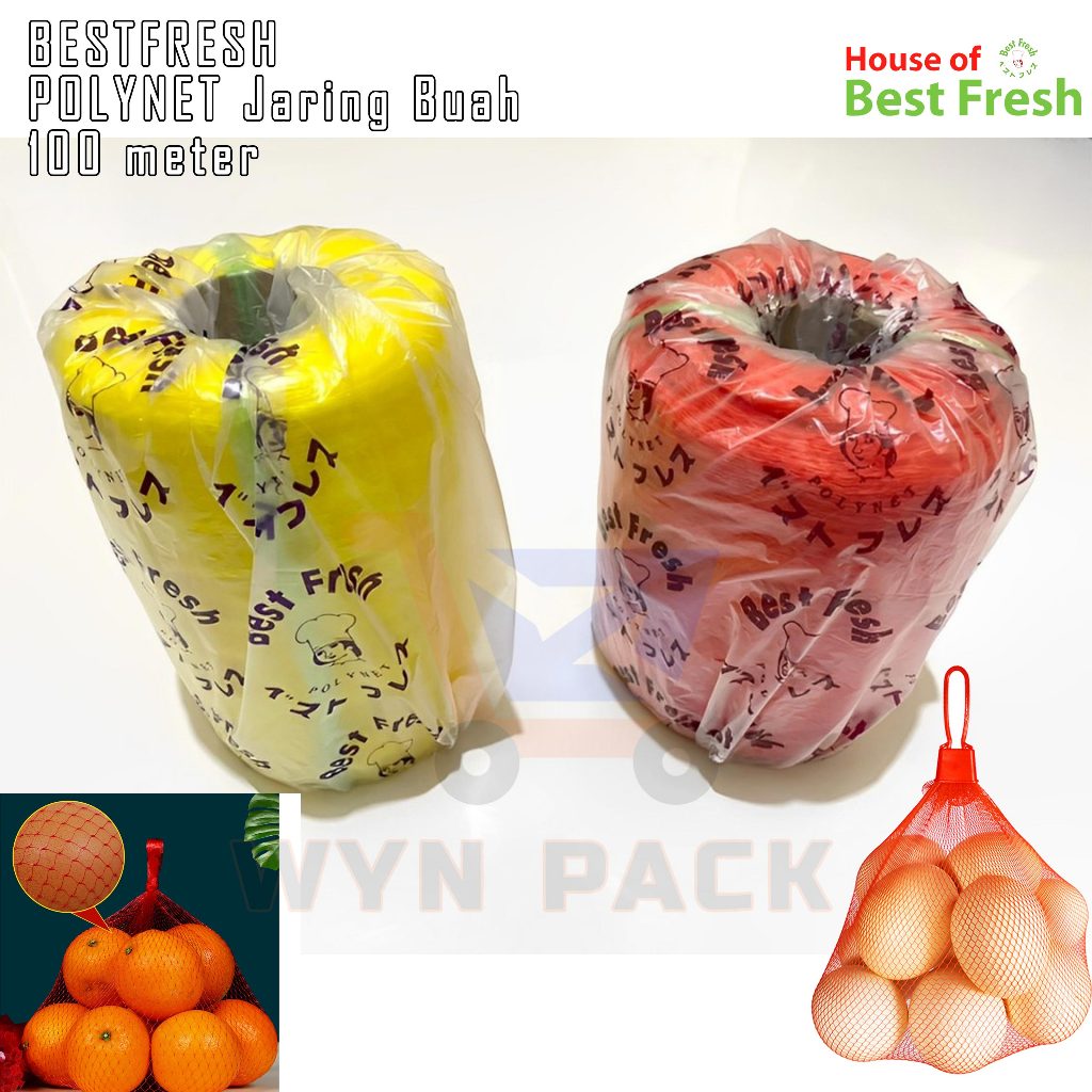 Bestfresh POLYNET ROLL 100 เมตร | Fruit NET - โพลีเน็ตม้วนเล็ก | Shopee ...