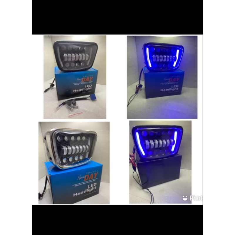 MATA Oval Square Daymaker ไฟหน้า 16 Eyes ชุดเชลล์ Daymaker Rx King Gl ...
