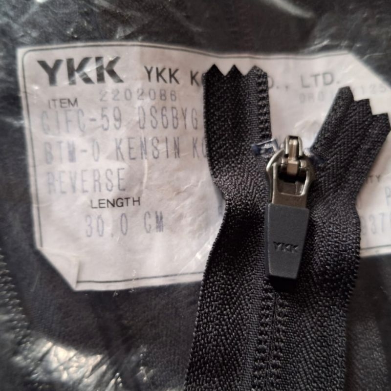 Reverse Zipper Ori YKK PinLock No. 5 กระเป๋าแจ็คเก็ตกางเกง OutDoor | Shopee Thailand
