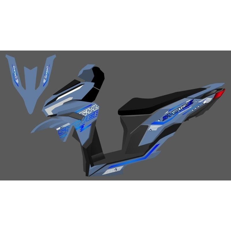 TRANSPARENT STRIPING VARIO NEW 125 GEN 2 รุ่นใหม่ SYCVEZ STYLISH ...