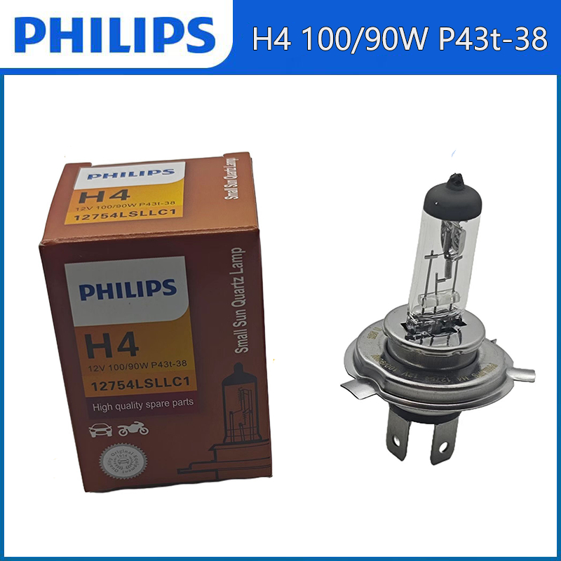 Philips original ไฟหน้าหลอดไฟ H4 12v 100/90 วัตต์ | Shopee Thailand