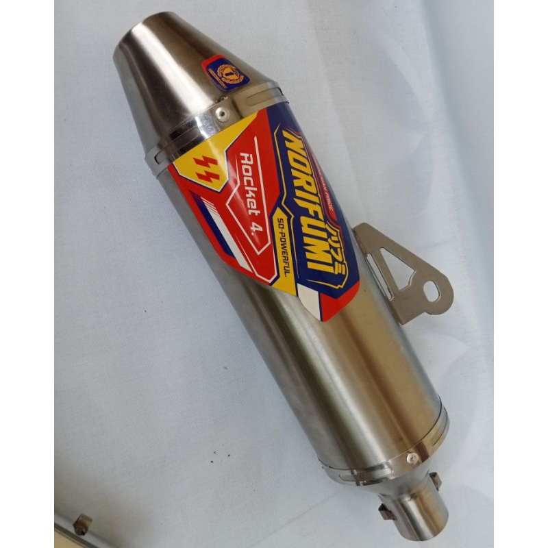 ท่อไอเสีย Racing Norifumi Rocket4 กระป๋องเท่านั้น 38 มม.KSR 110 MSX 125 ...