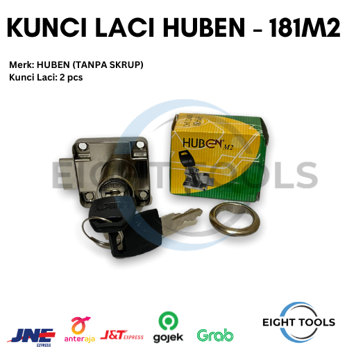 Huben CLOSET DRAWER LOCK / CLOSET HM 181 22MM M2 LENGTH 2CM | Shopee ...