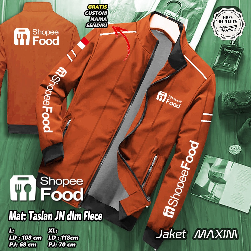 ใหม่ล่าสุด SHOPEE FOOD 2024 DRIVER Parachute Jacket/Cool DISTRO DRIVER ...