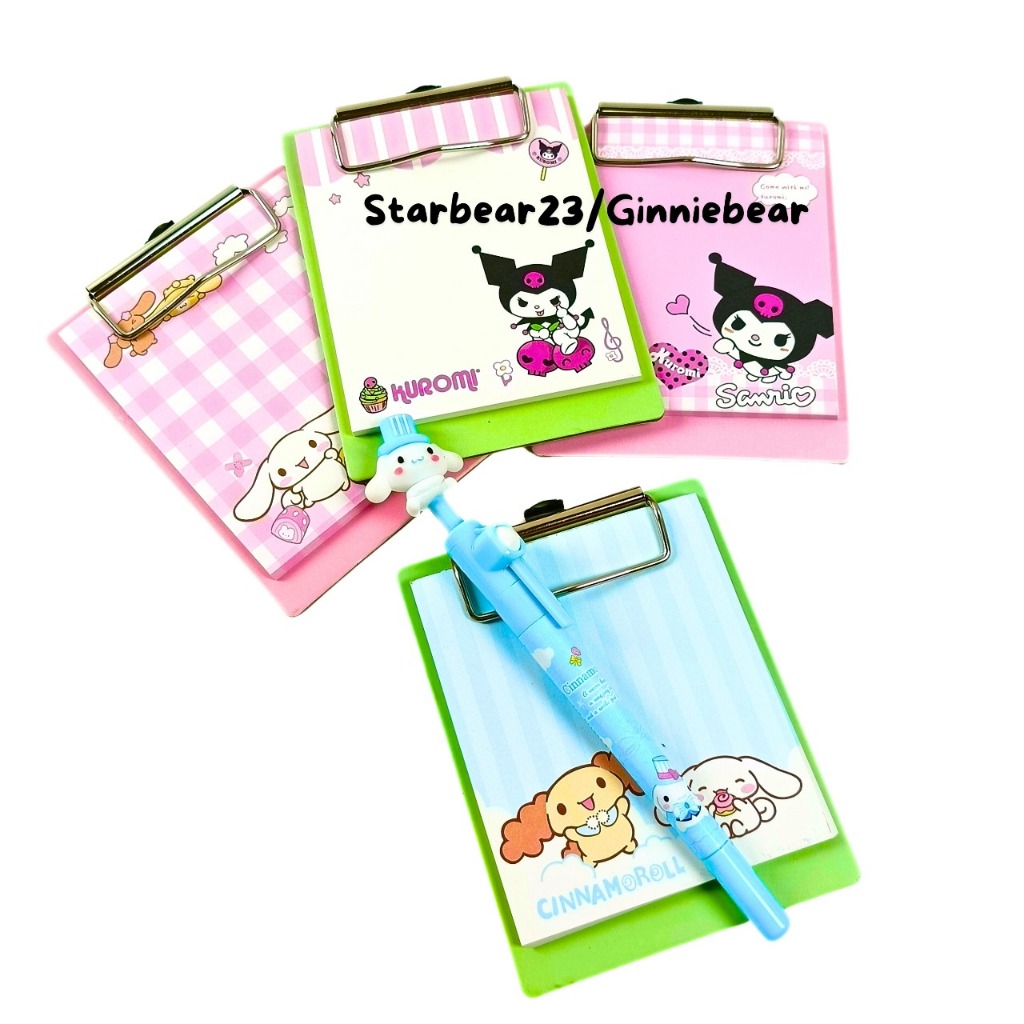 คลิปหนีบ Mini note 2 in 1 และแขวนซีรีส์ sanrio (KEL 816) | Shopee Thailand
